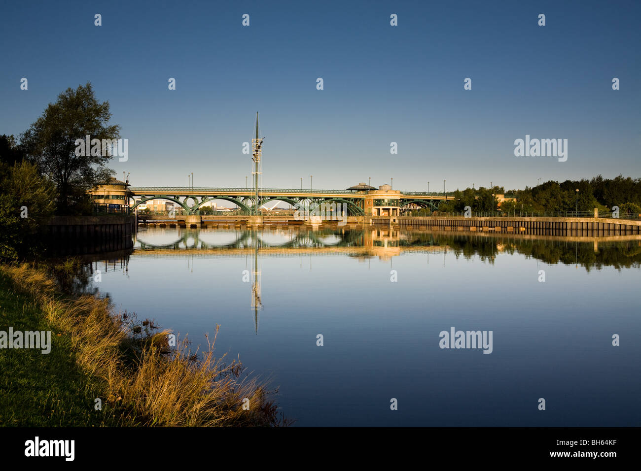 River Tees Barrage on the River Tees, Stockton on Tees, Teesside ...
