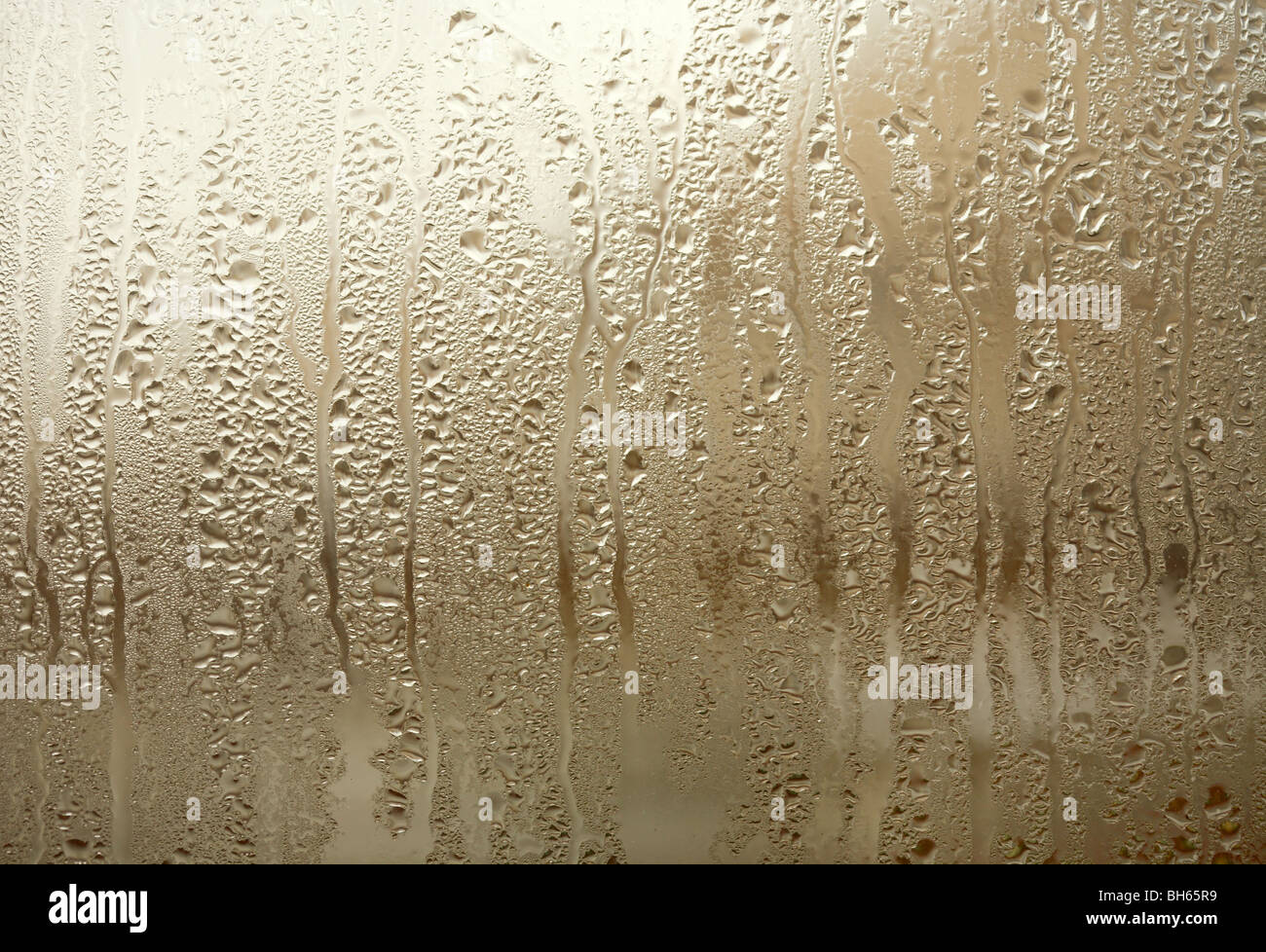 Transparent drops of a rain on glass Stock Photo - Alamy