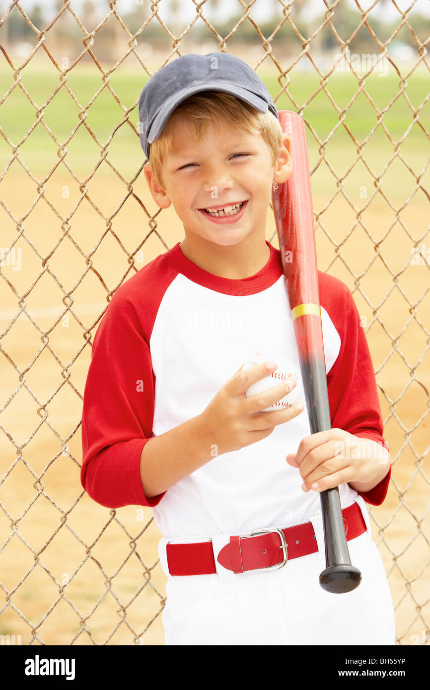 Young Boy Playing Baseball Stock Photo - Alamy