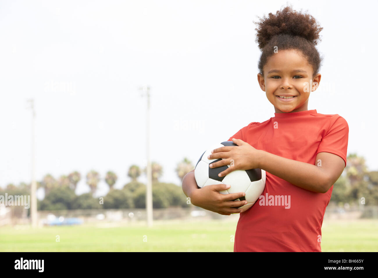Girl wearing football uniform hi-res stock photography and images - Alamy