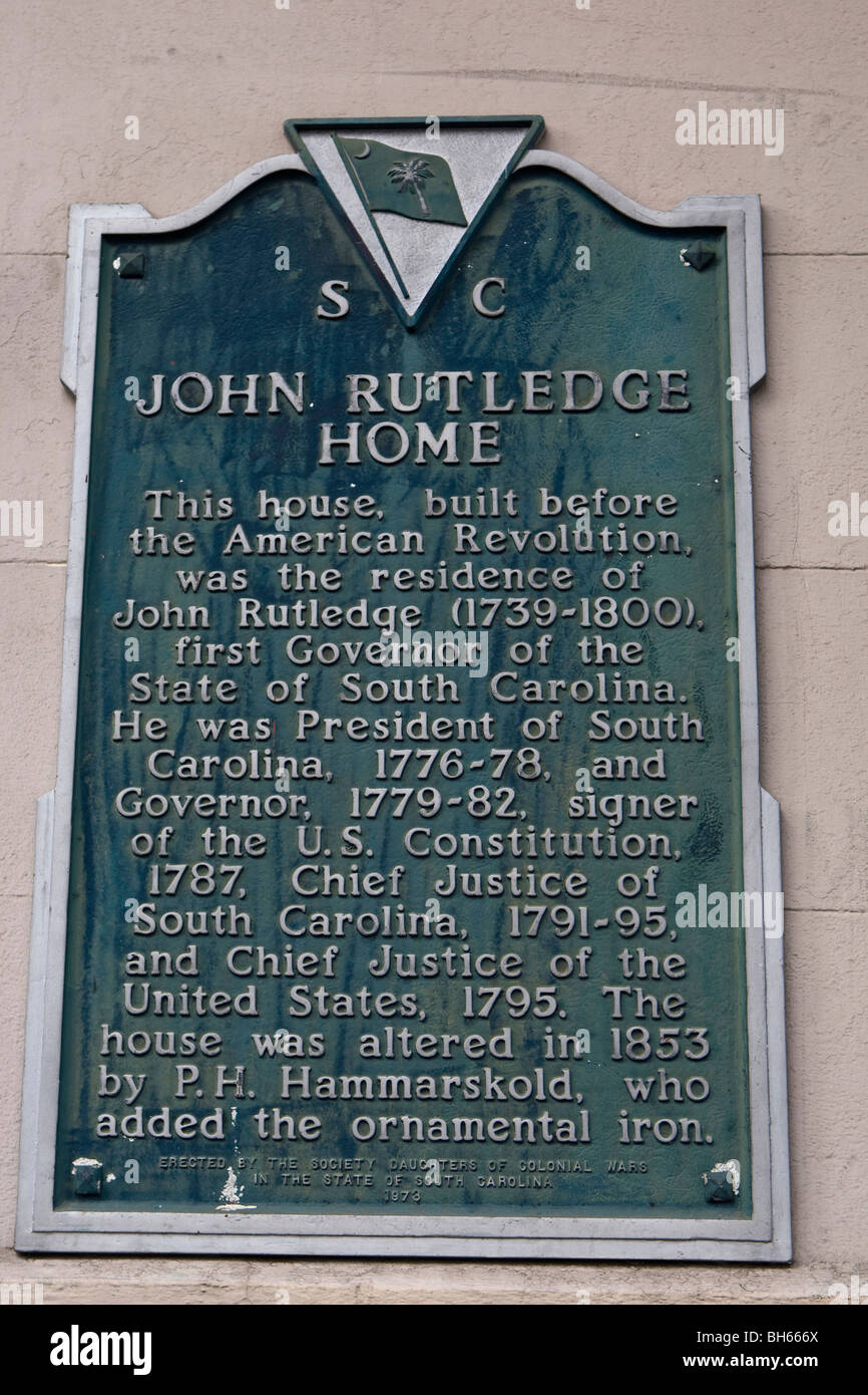 John rutledge hi-res stock photography and images - Alamy