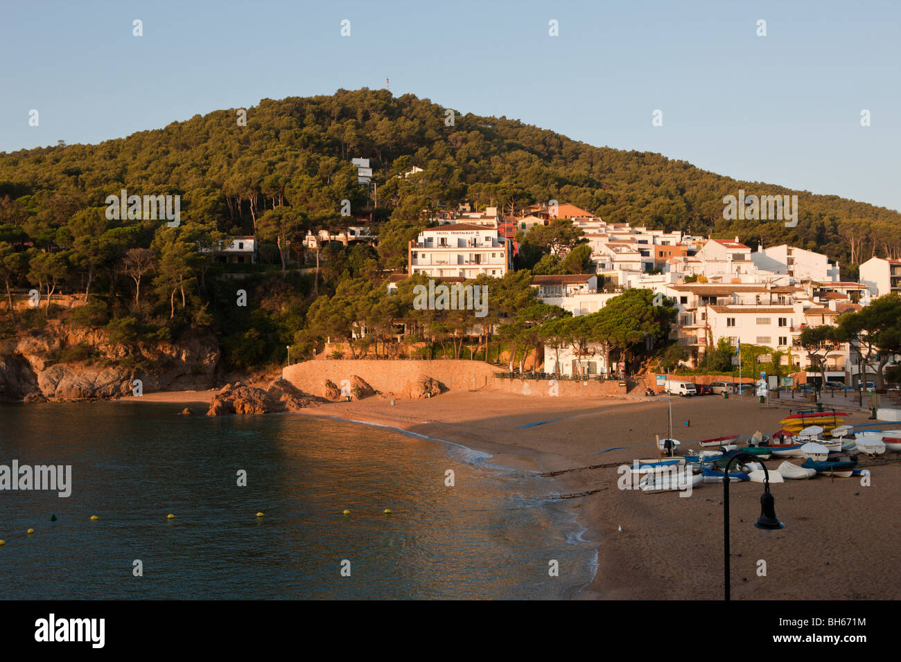 Beach of Tamariu, Costa Brava, Mediterranean Sea, Spain Stock Photo - Alamy