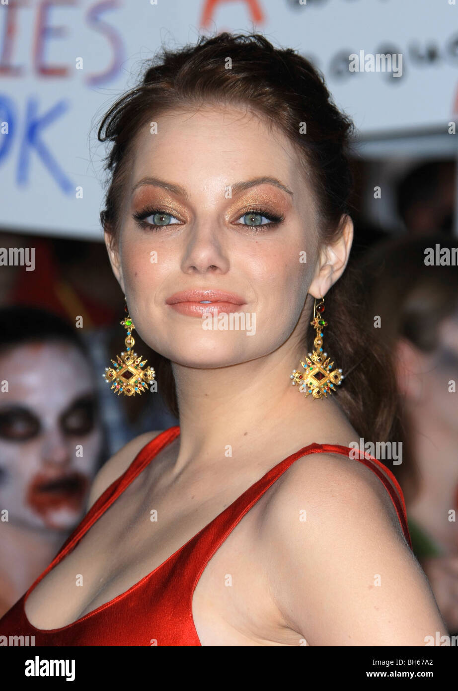 EMMA STONE ZOMBIELAND FILM PREMIERE HOLLYWOOD LOS ANGELES CA USA 23 ...