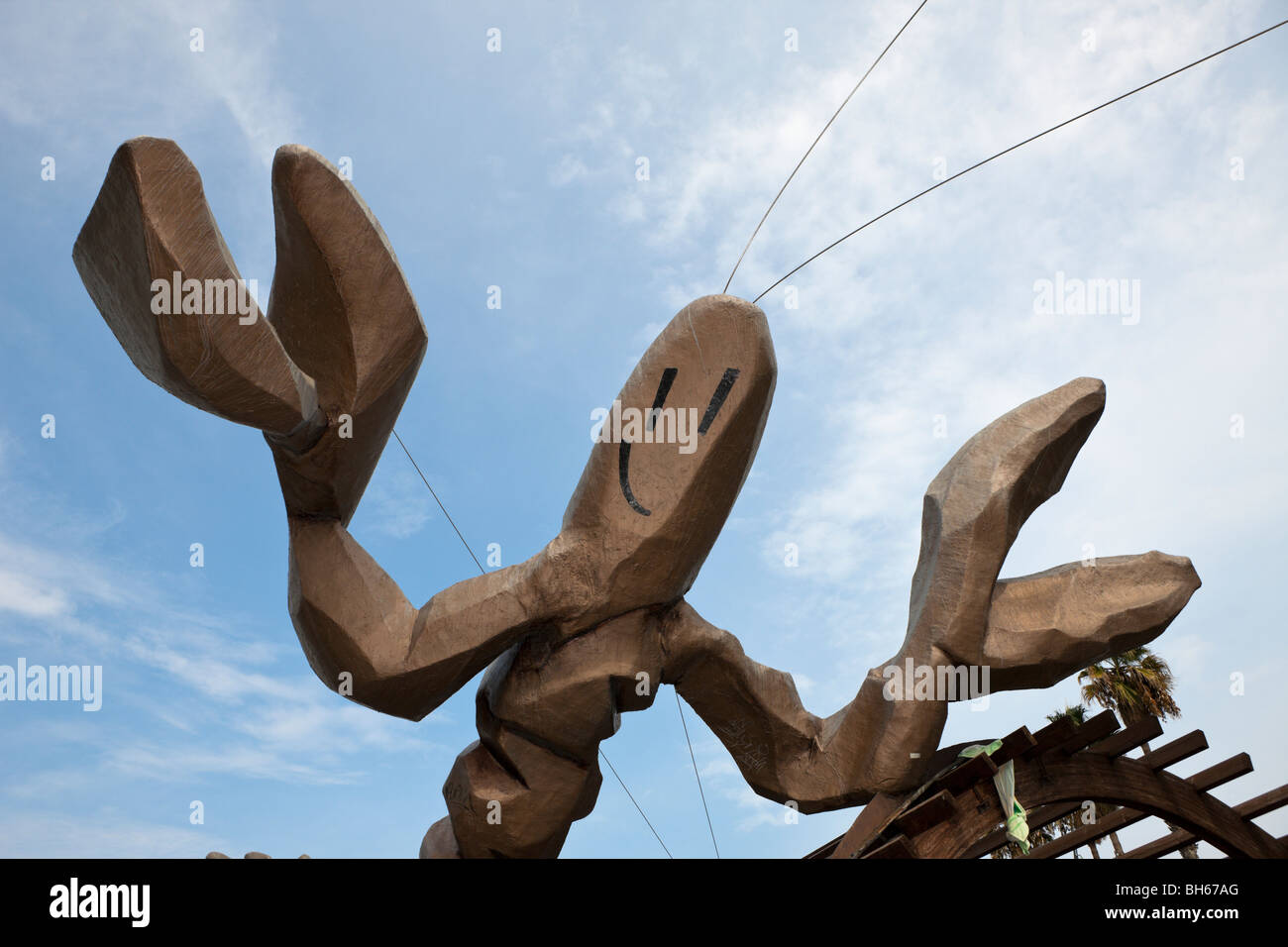 Lobster Sculpture of Xavier Mariscal at Passeig de Colom near Port Vell ...