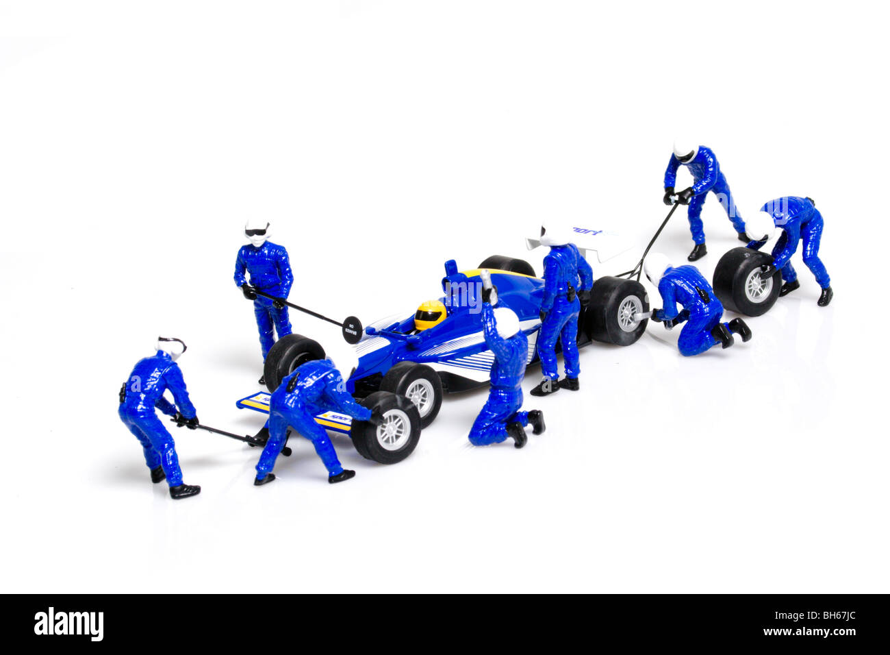 Car racing team Cut Out Stock Images & Pictures - Alamy