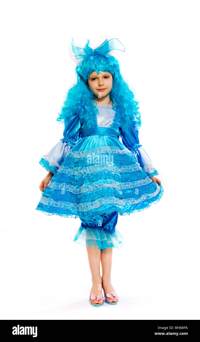portrait of little girl in fancy dress Stock Photo - Alamy