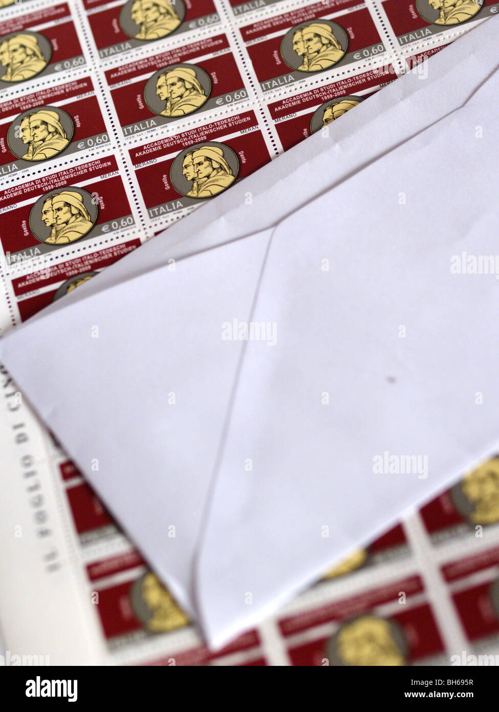 Letters and stamps Stock Photo - Alamy