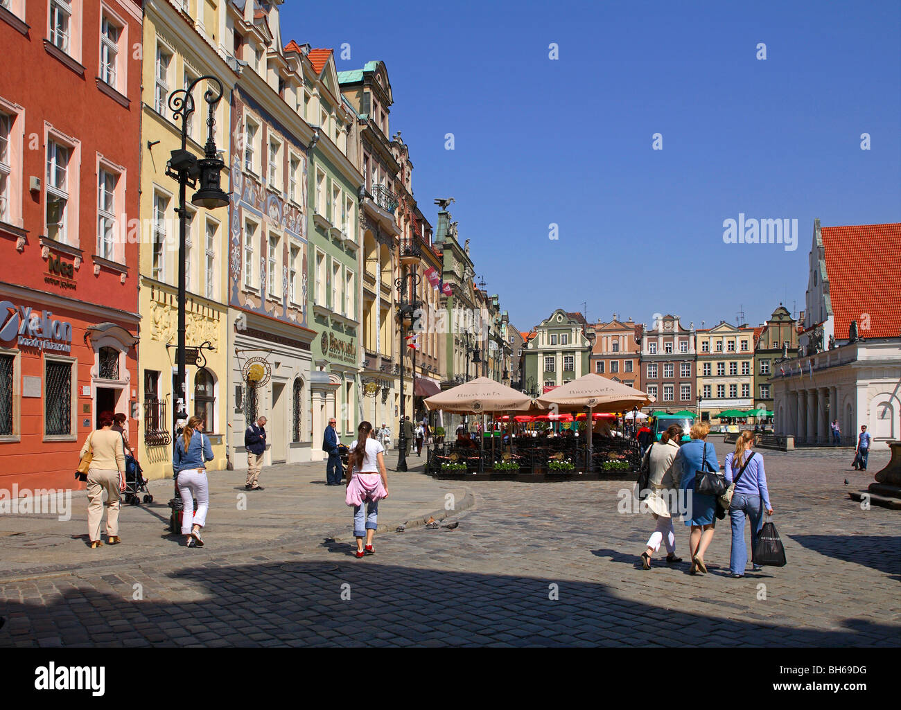 Old Market Square, Poznan, Poland Stock Photo - Alamy