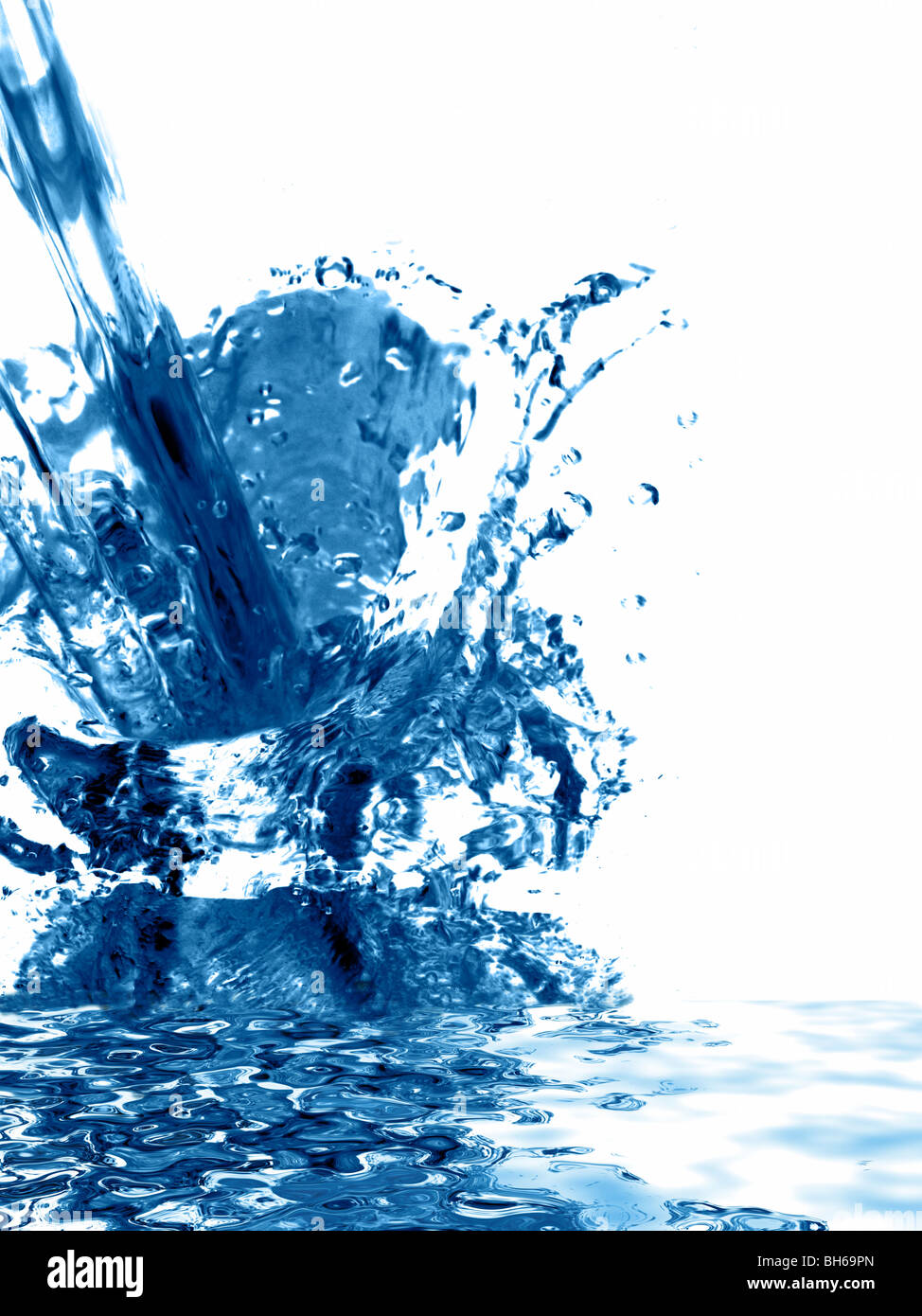 abstract water splash background Stock Photo - Alamy