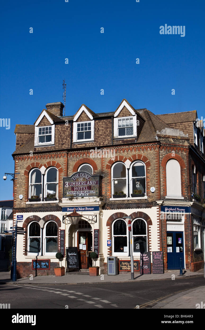 Duke of Cumberland Hotel Whitstable Stock Photo - Alamy