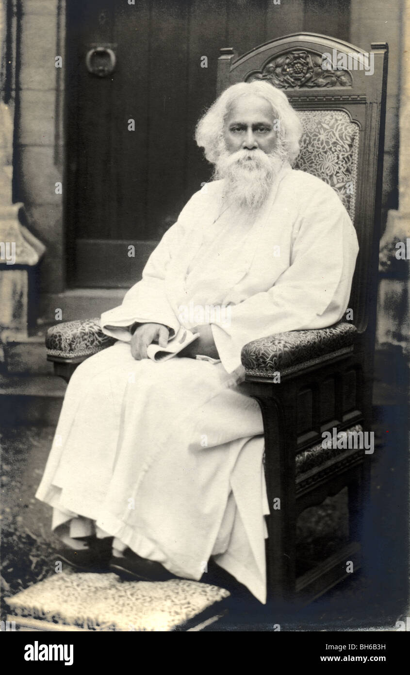 Mystic Holy Man Leader Seated in Throne-like Chair Stock Photo - Alamy