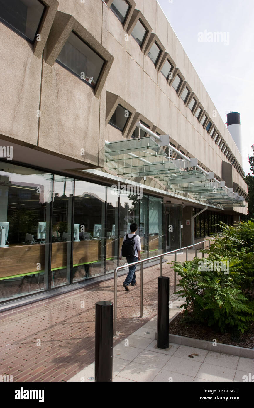 A student outside the Arts and Social Sciences Library (A..S.S.L ...