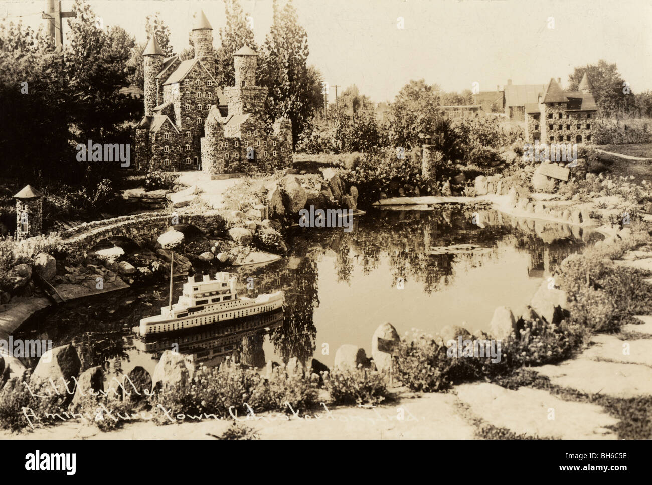 Panorama of Littleville, a Miniature Town Stock Photo - Alamy
