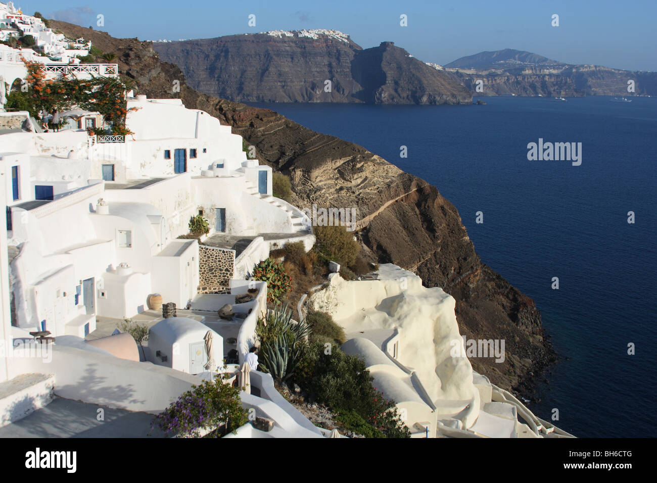 caldera village above sea santorini ,greece Stock Photo - Alamy