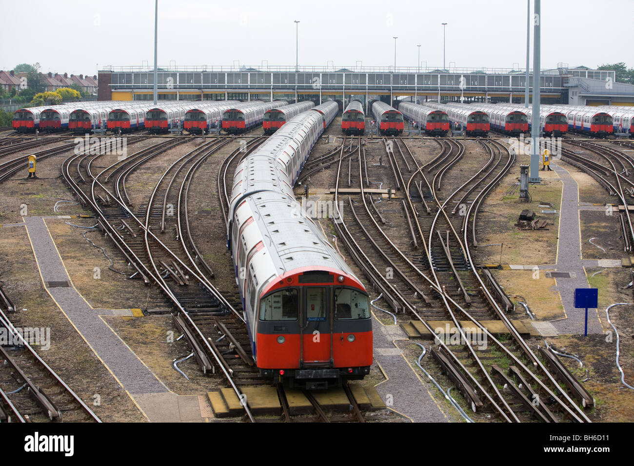 London underground depot hi-res stock photography and images - Alamy