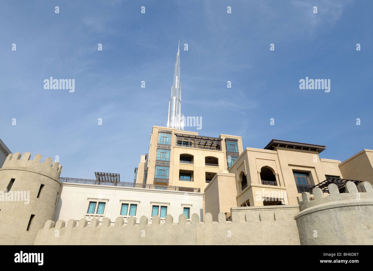 Modern Arabic Architecture in Dubai, United Arab Emirates Stock Photo ...