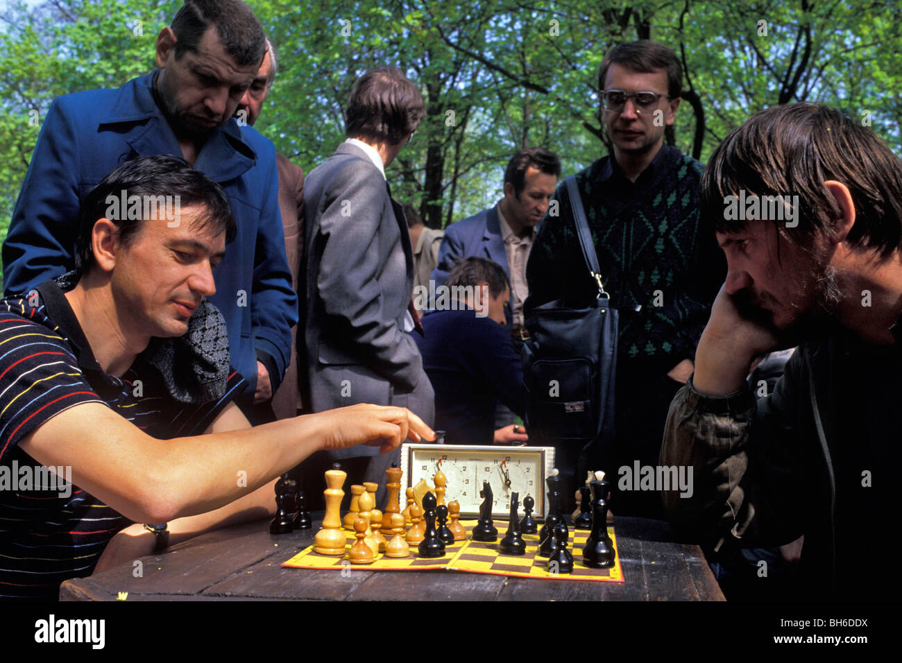 CHESS PLAYERS, KIEV, UKRAINE Stock Photo - Alamy
