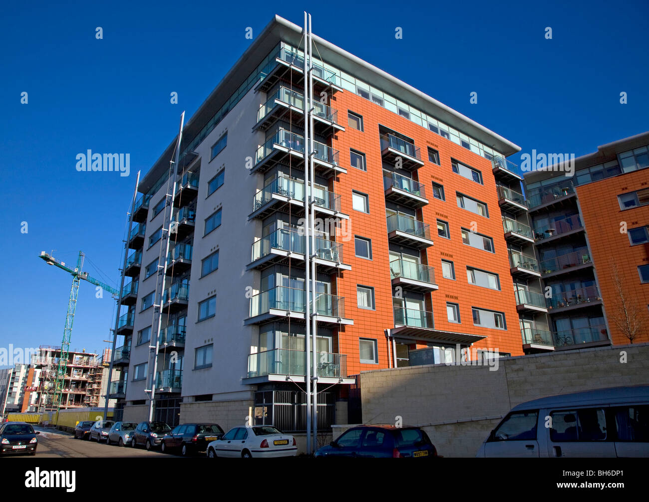 New apartments built on quayside Orwell Quay Wet Dock urban ...