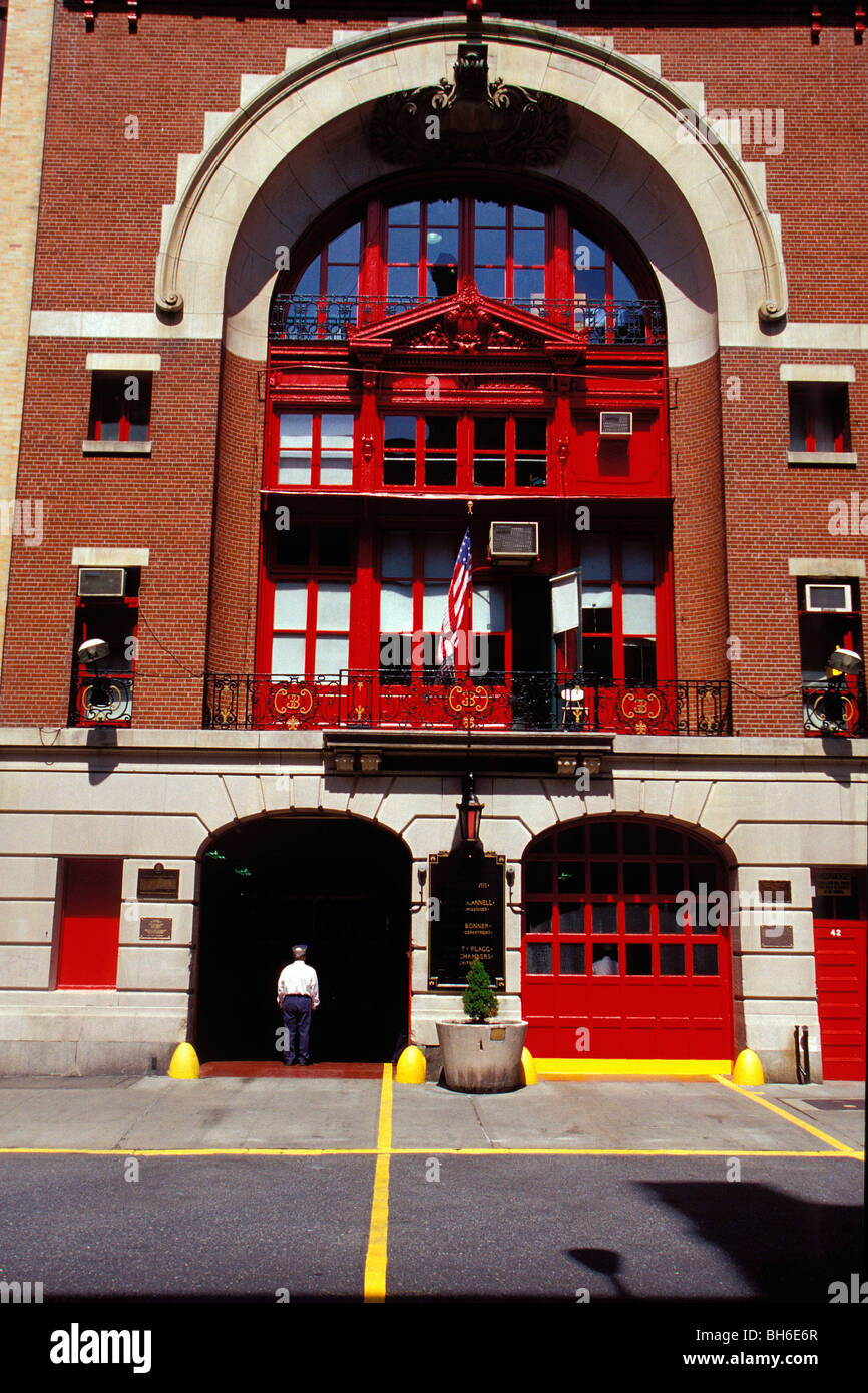 FIREHOUSE, MANHATTAN, NEW YORK, USA Stock Photo - Alamy