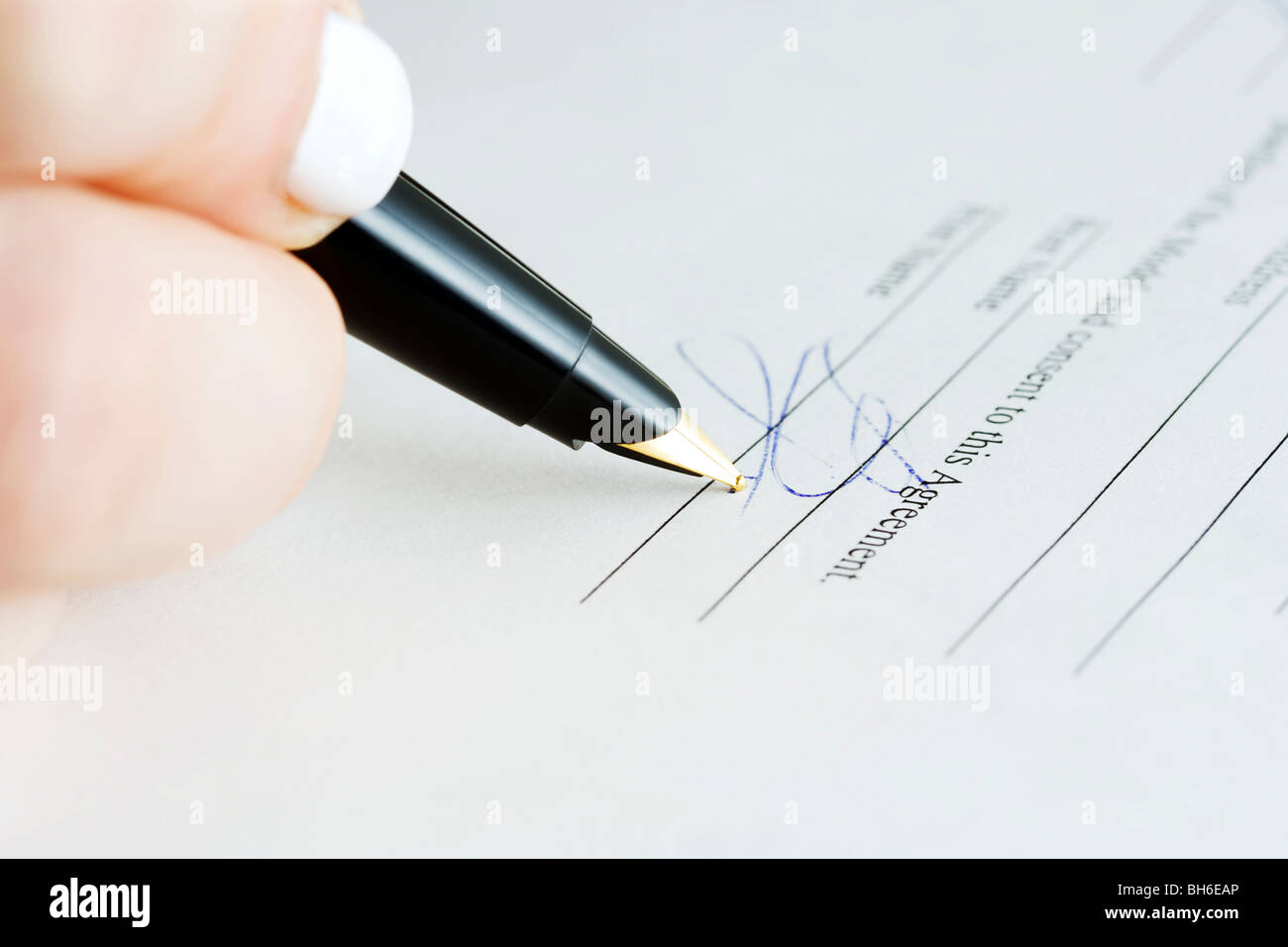 Female Hand Signature