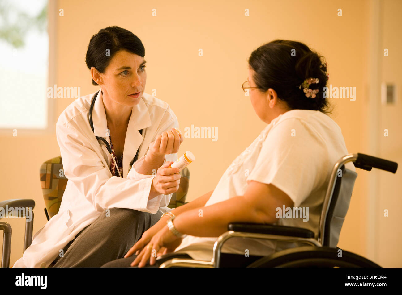 Patient in nursing home Stock Photo - Alamy
