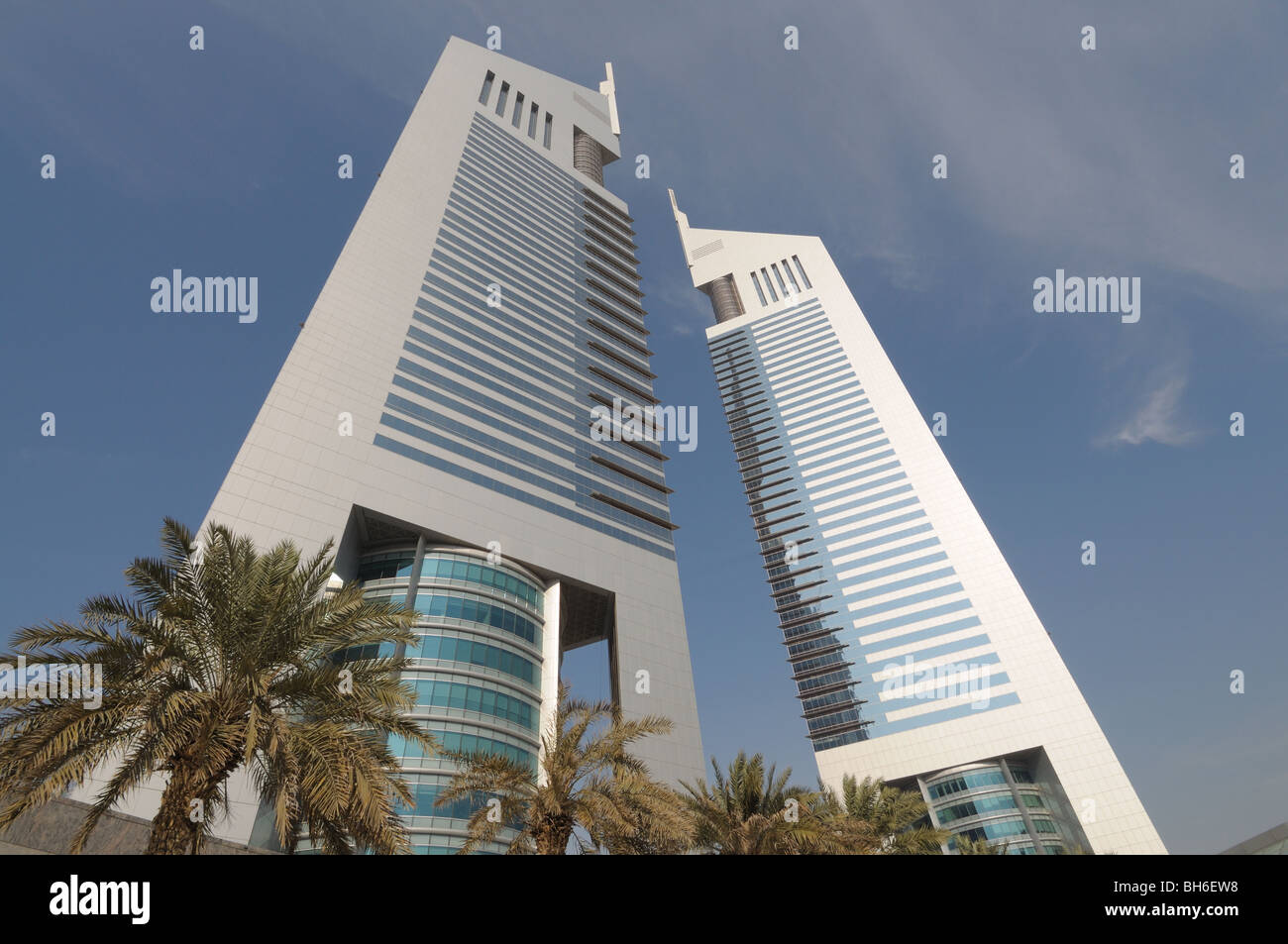 The Emirates Towers in Dubai, United Arab Emirates Stock Photo - Alamy