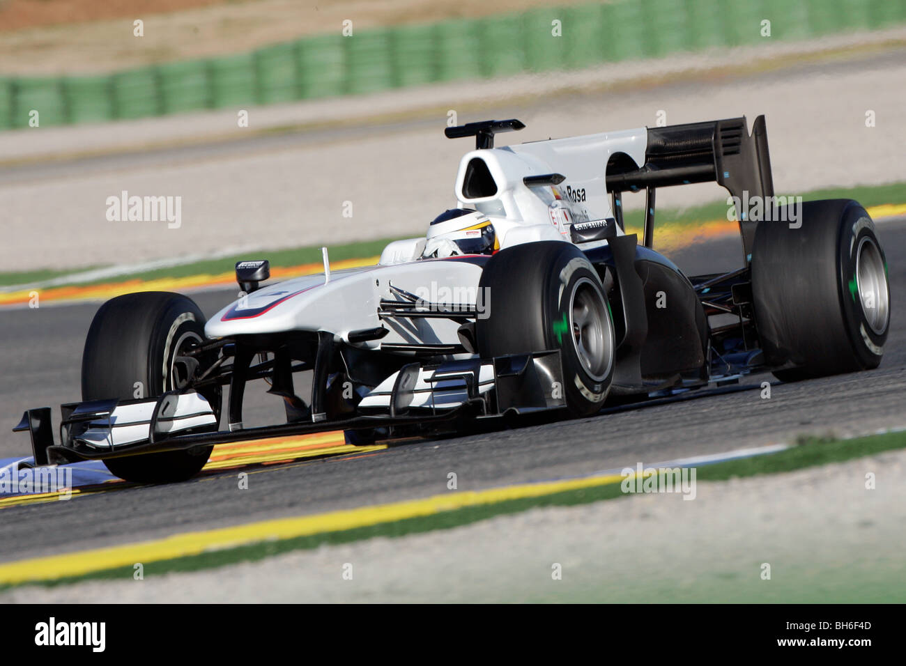Test of Formula 1 championship 2010 Stock Photo - Alamy