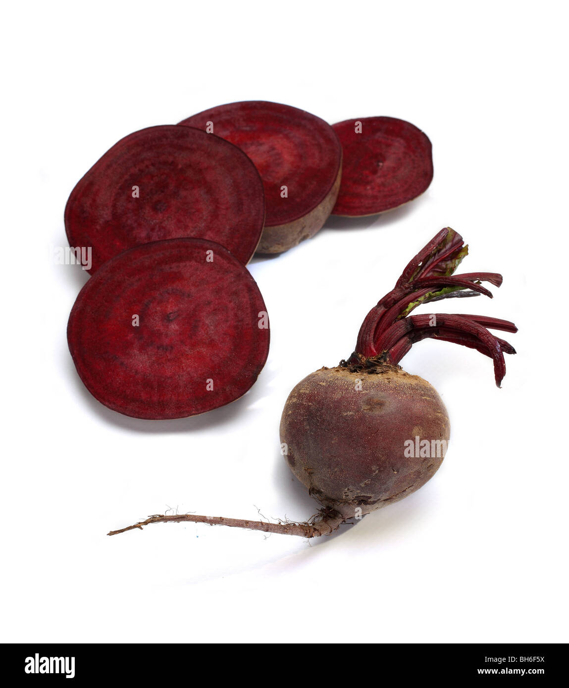 Sliced beetroot vegetable root roots veg vegetarian raw food starving ...