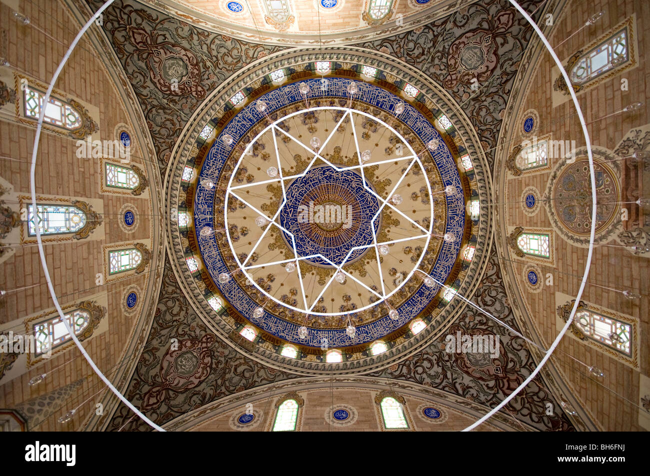Interior of a Beyazit Mosque Edirne Turkey Stock Photo - Alamy