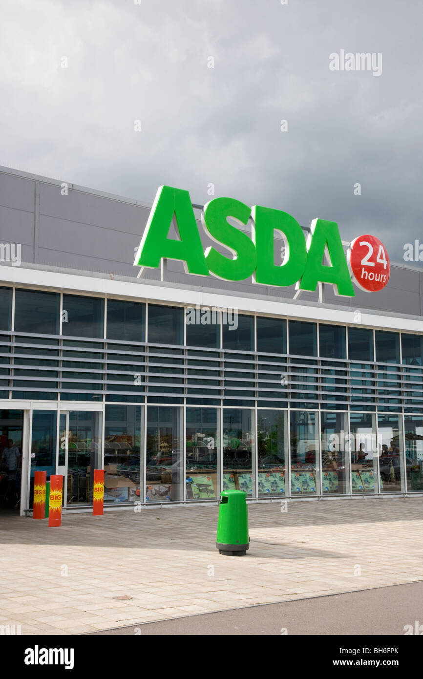 Asda 24 hour sign hi-res stock photography and images - Alamy