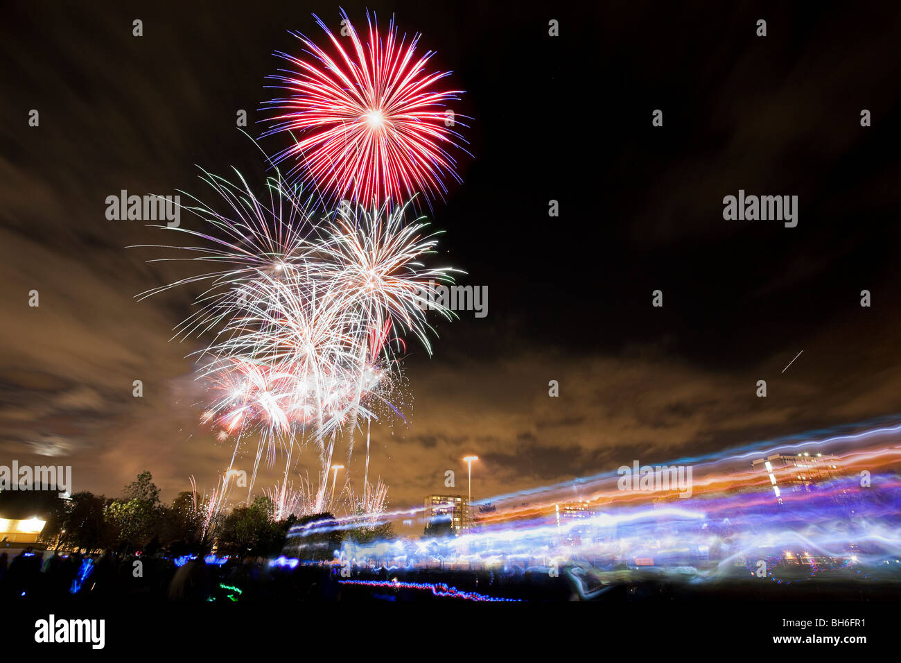 Hdr fireworks hi-res stock photography and images - Alamy