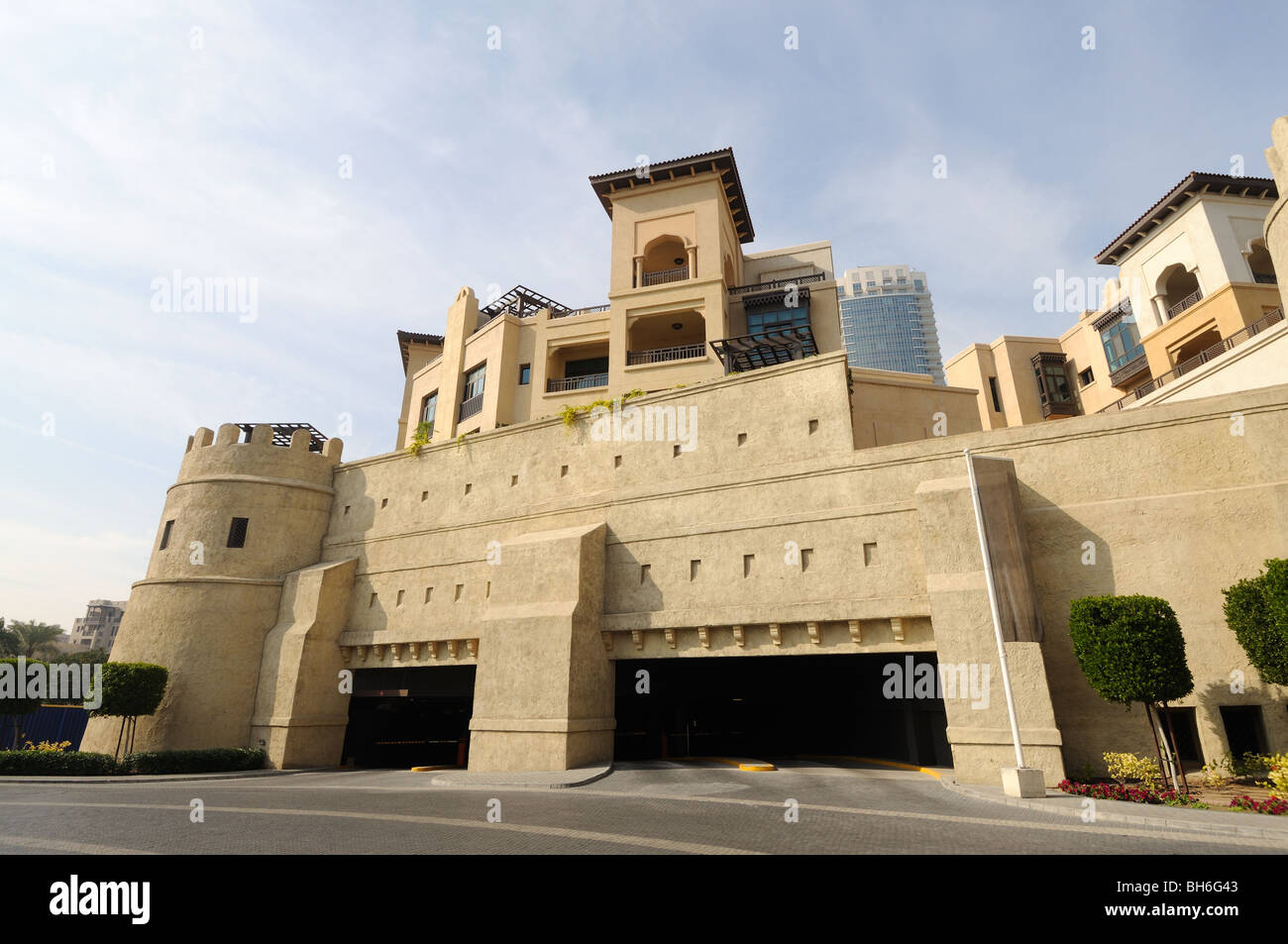 Arabic Style Modern Architecture in Dubai, United Arab Emirates Stock ...