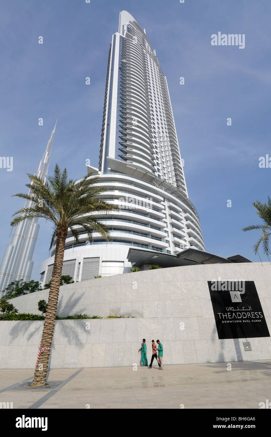 The Address Hotel in Dubai, United Arab Emirates Stock Photo - Alamy