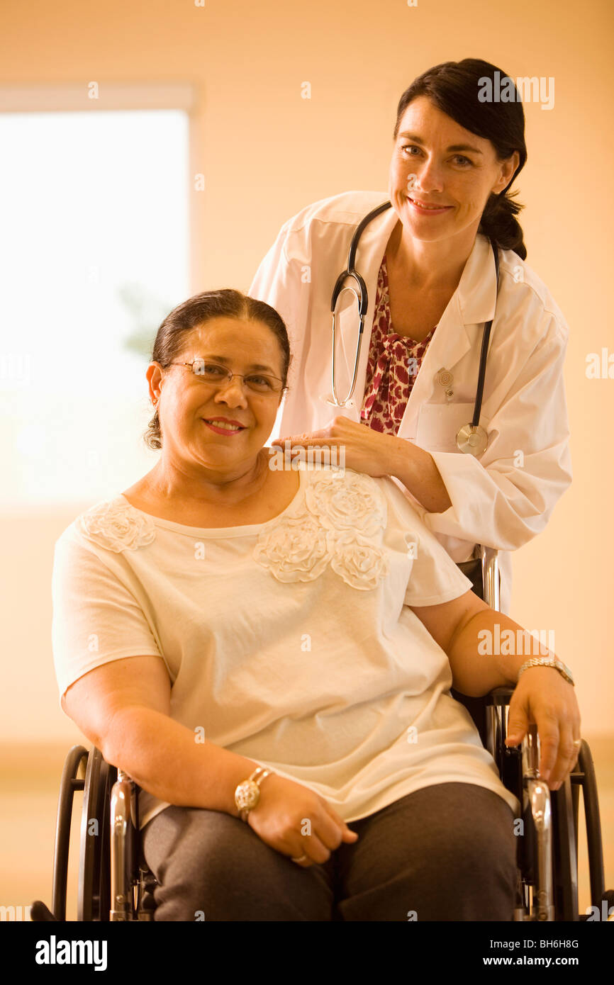 Patient in nursing home Stock Photo - Alamy