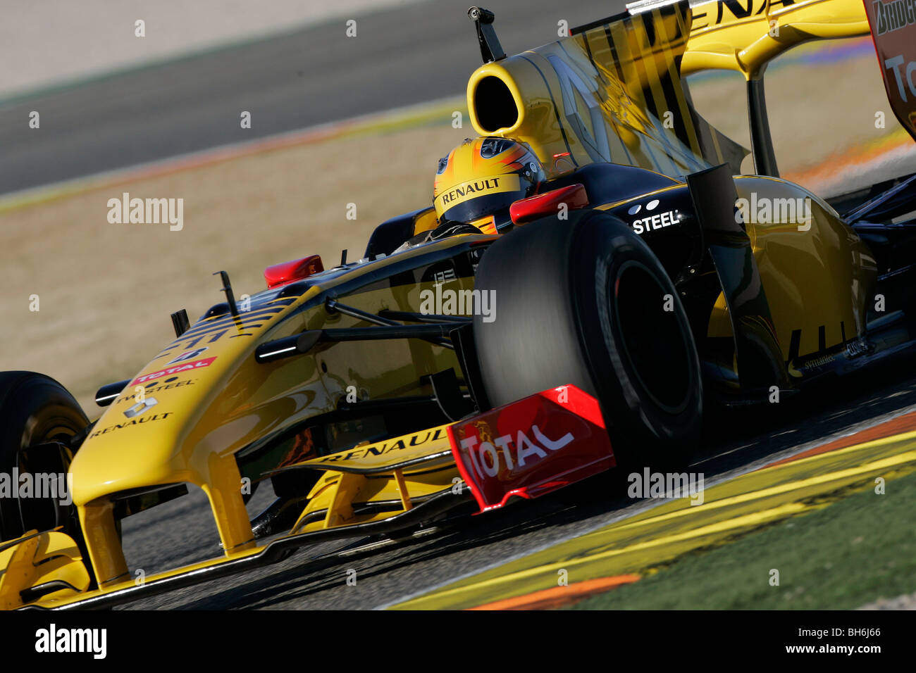 Test of Formula 1 championship 2010 Stock Photo - Alamy