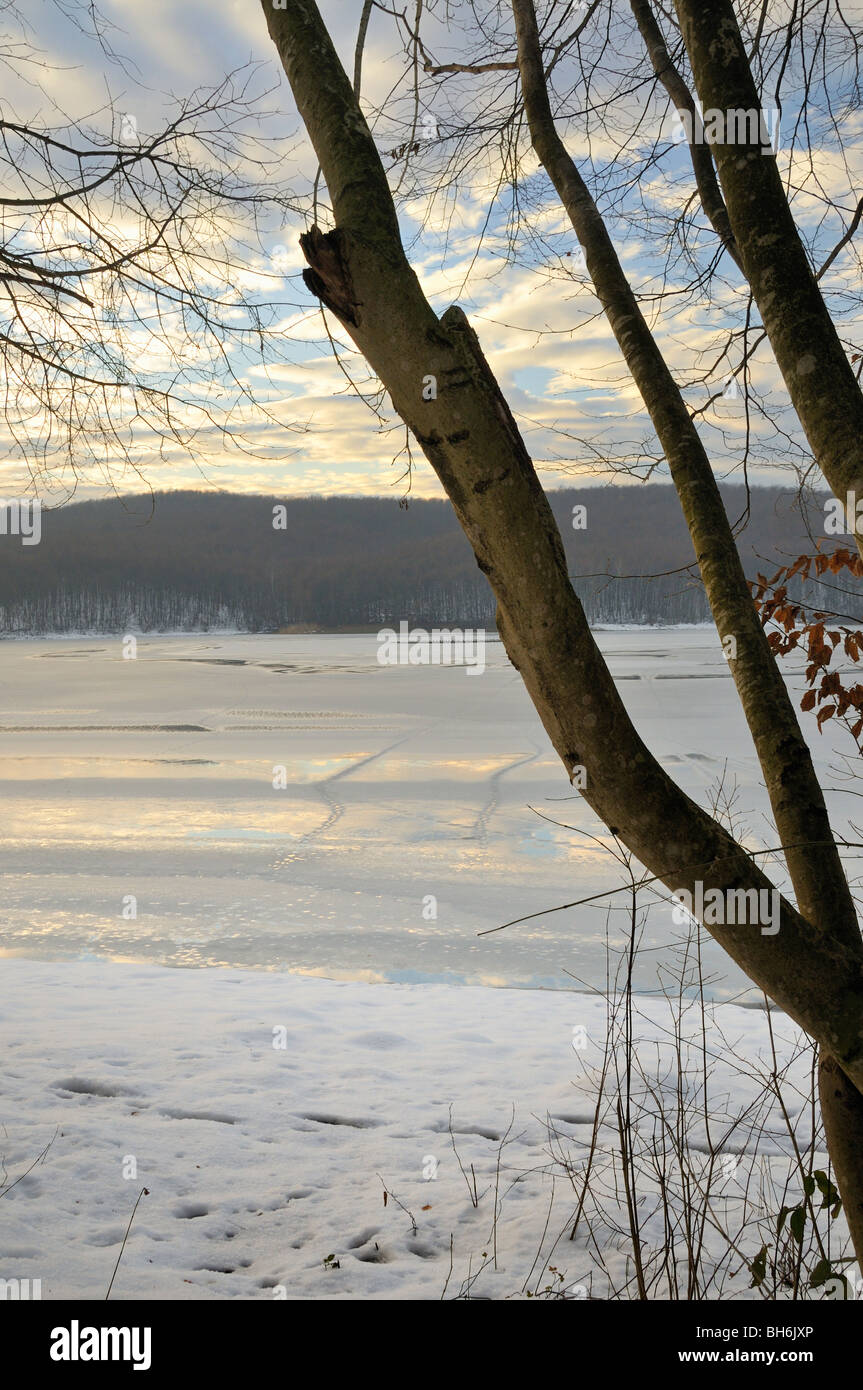 Winter dusk over hi-res stock photography and images - Alamy
