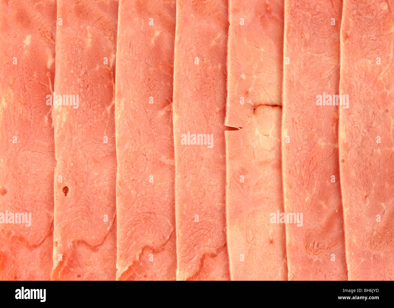 Deli ham slices Stock Photo - Alamy