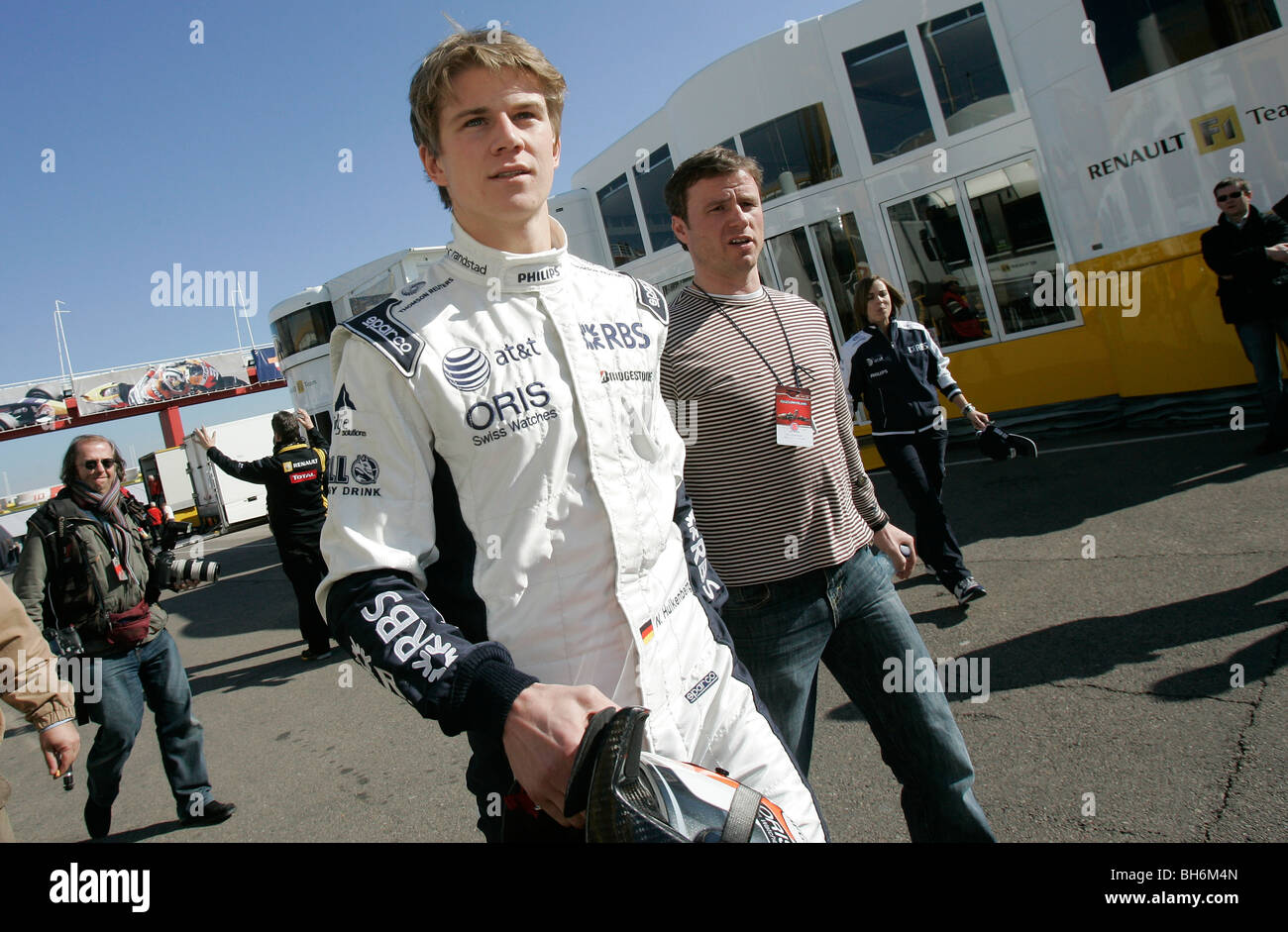 Test of Formula 1 championship 2010 Stock Photo - Alamy