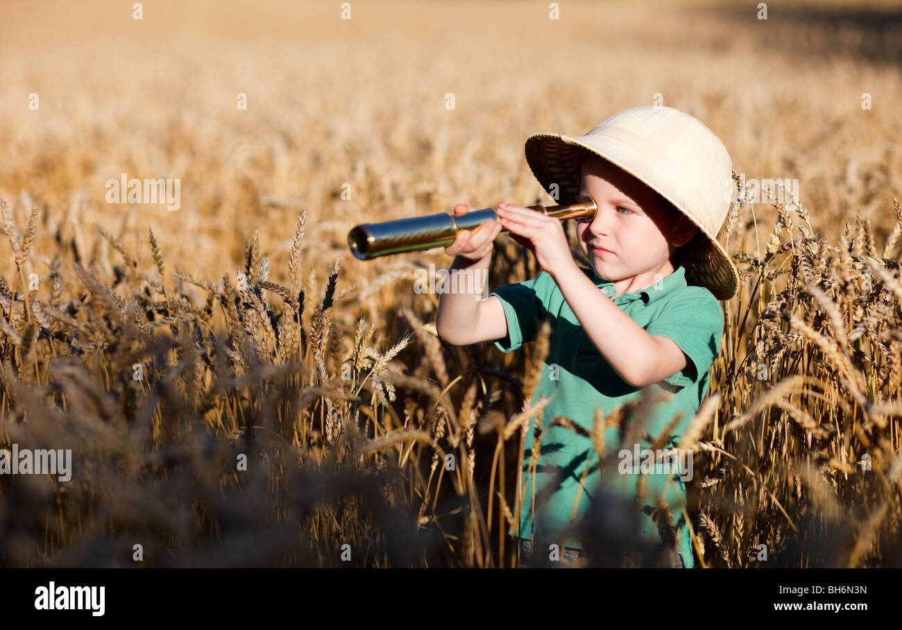 Child explorer hi-res stock photography and images - Alamy