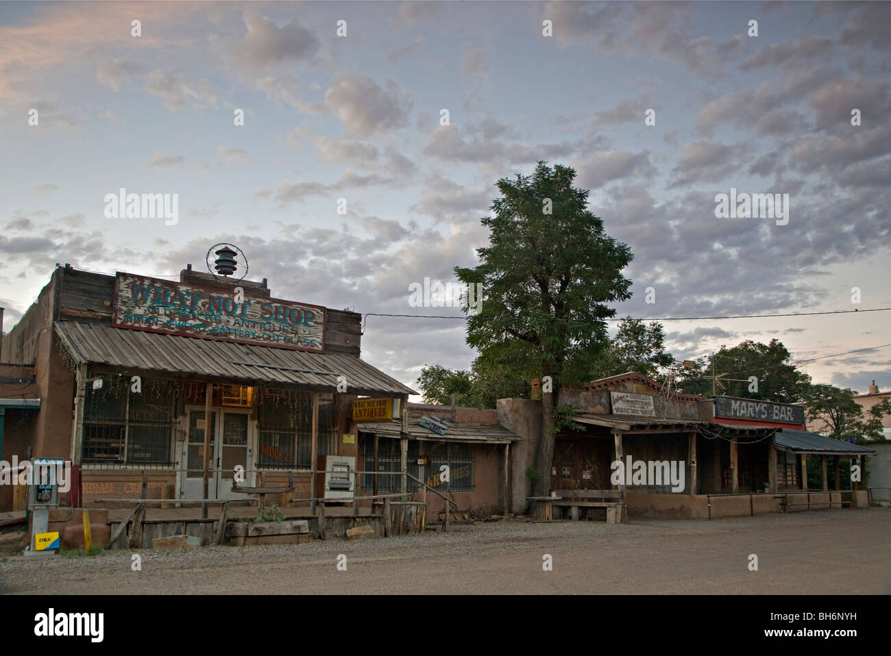 The What Not Shop and other historic buildings in Los Cerrillos, New ...
