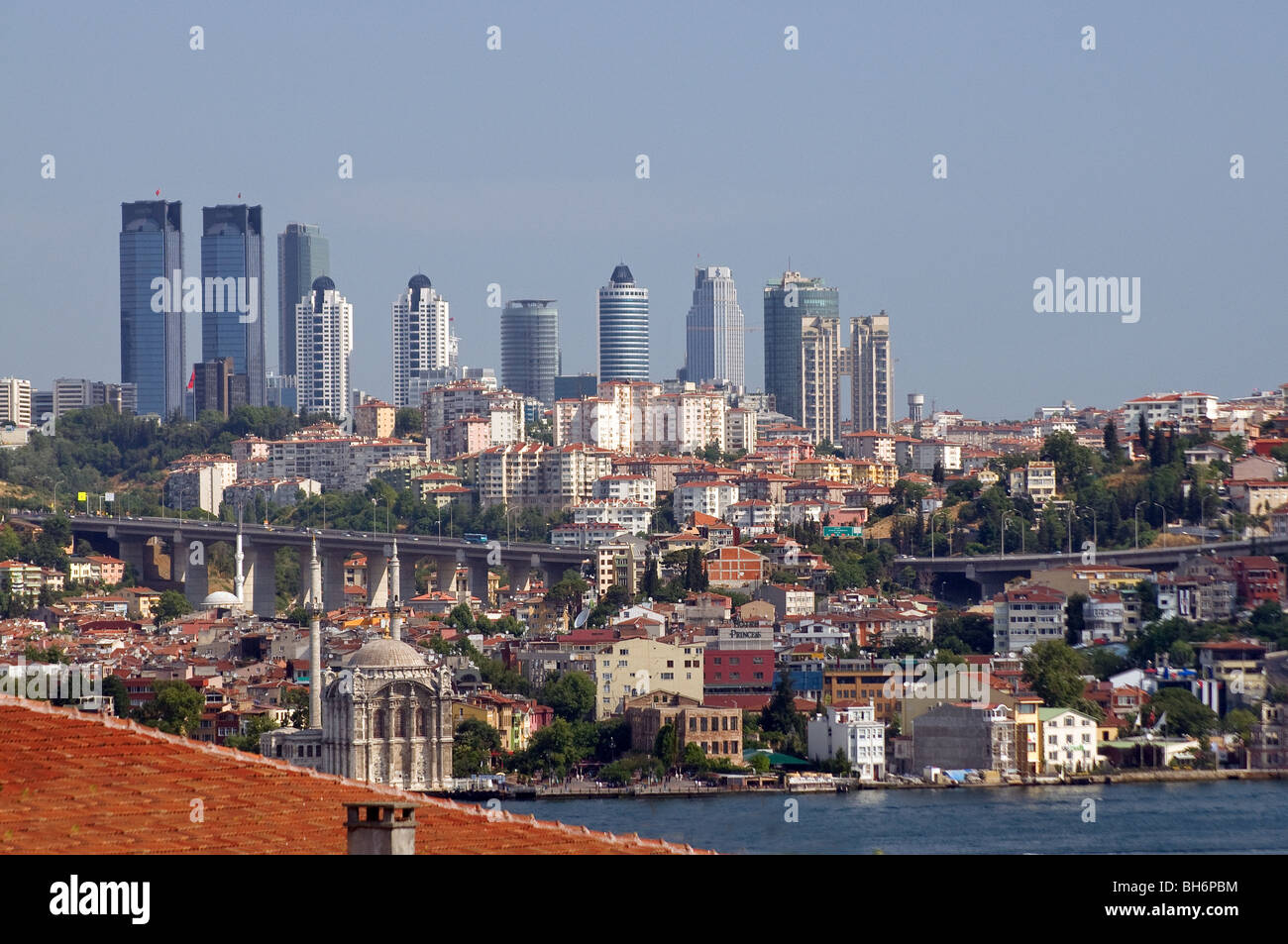 Business district Levent Istanbul Turkey Stock Photo - Alamy
