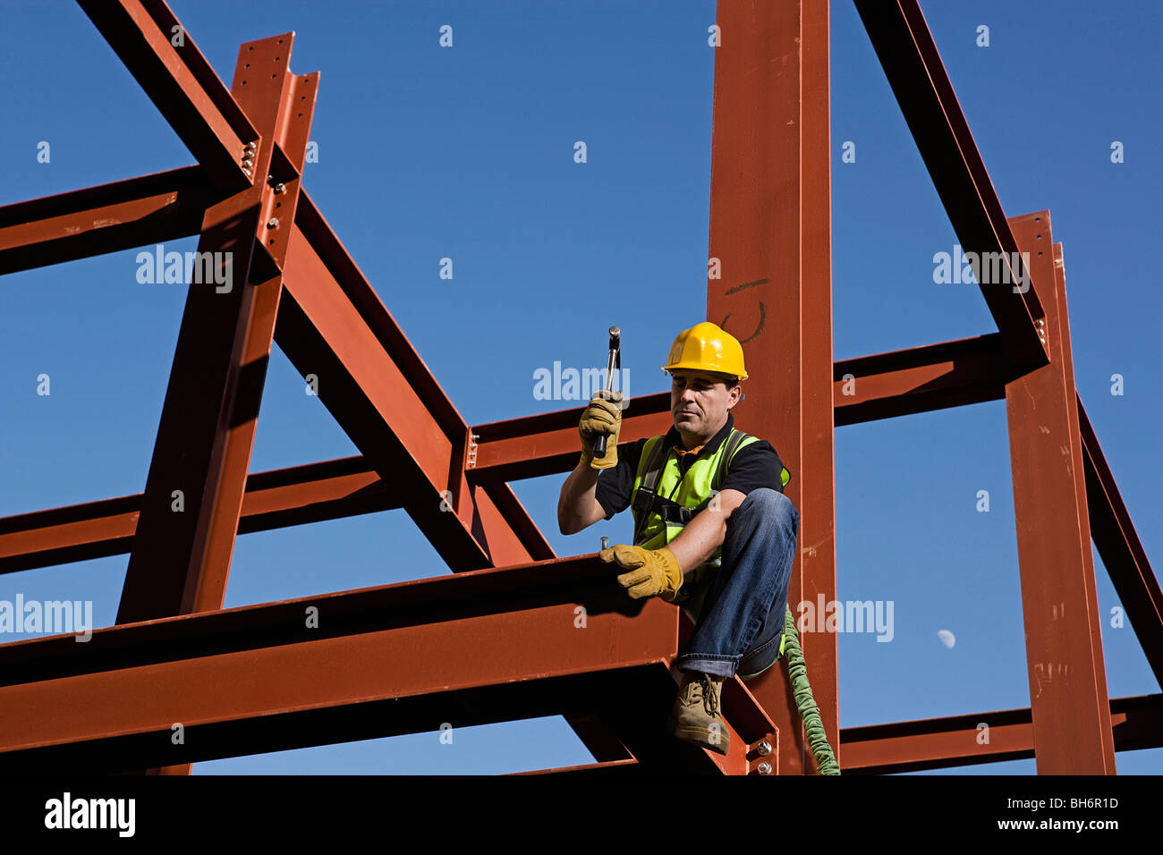 Steel worker 02 Stock Photo - Alamy