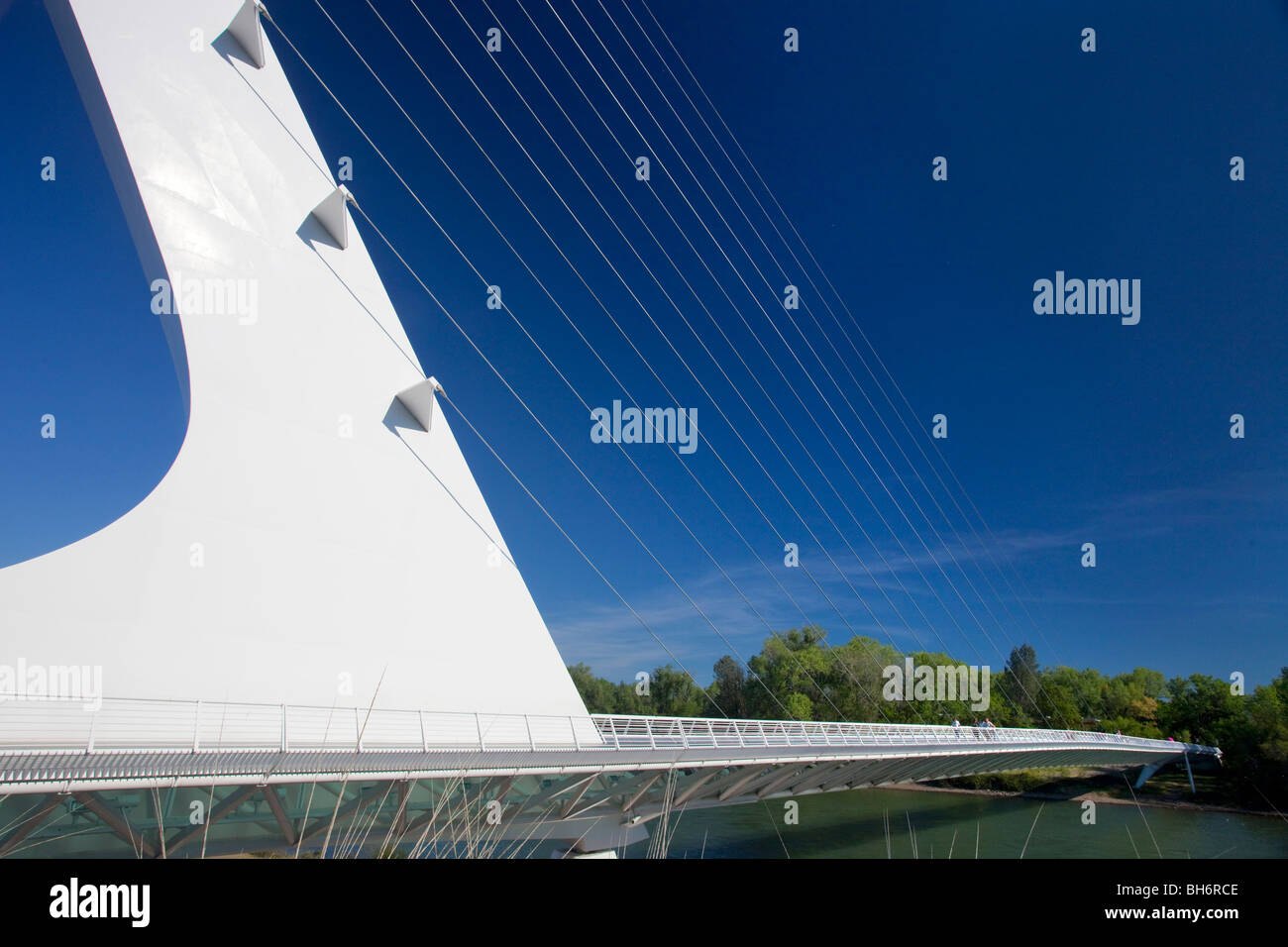 Sundial Bridge, Redding, California Stock Photo - Alamy