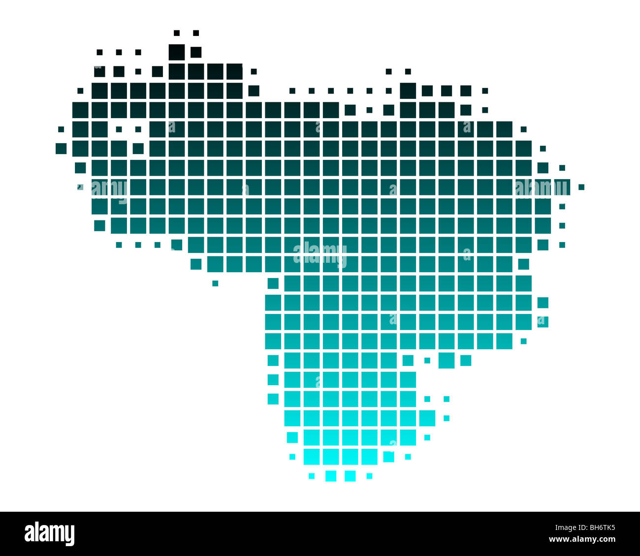 Map of Venezuela Stock Photo - Alamy