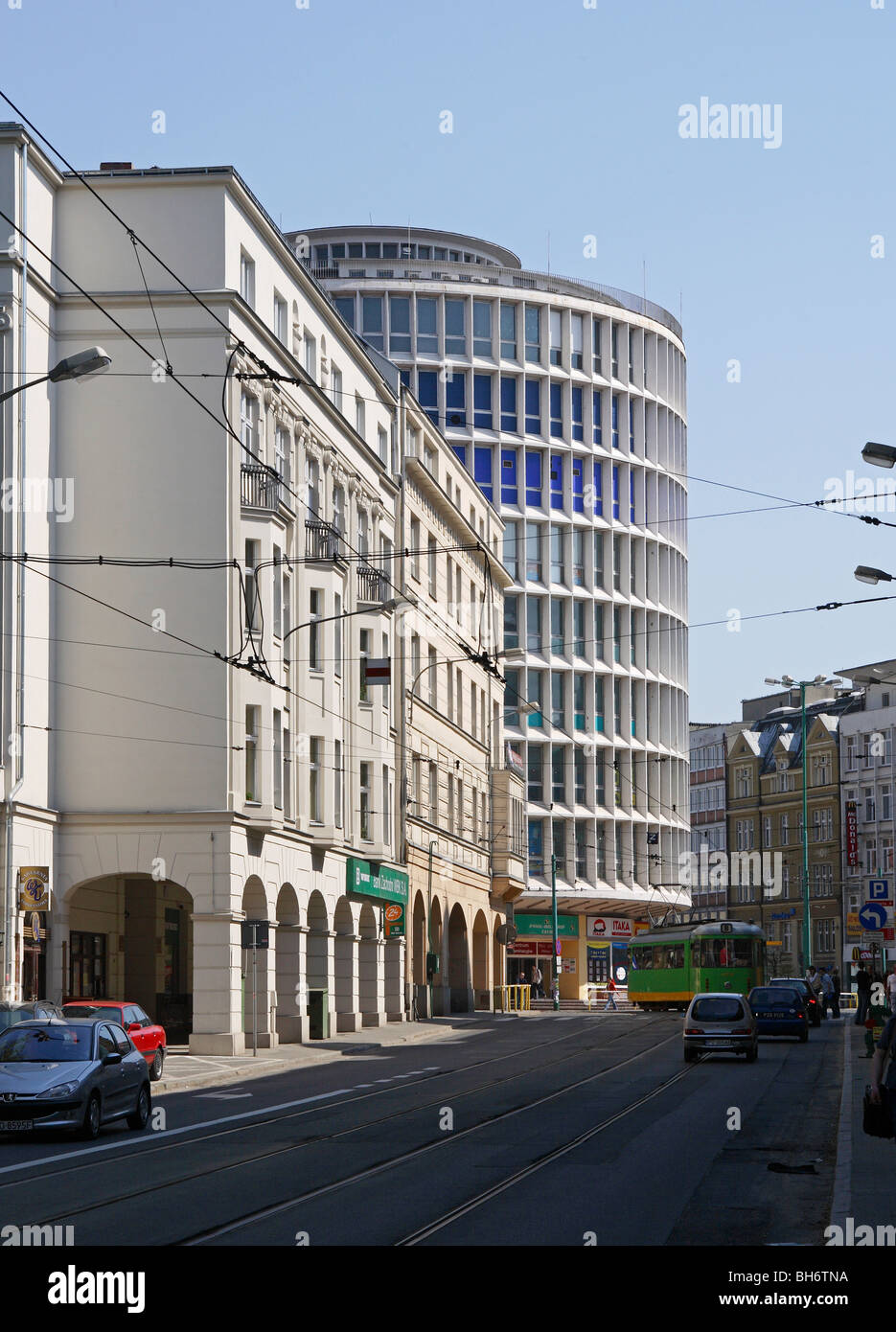 Famous round building, Poznan, Poland Stock Photo - Alamy