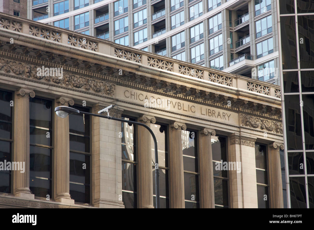 Original Chicago Public Library, now the Chicago Cultural Center Stock ...