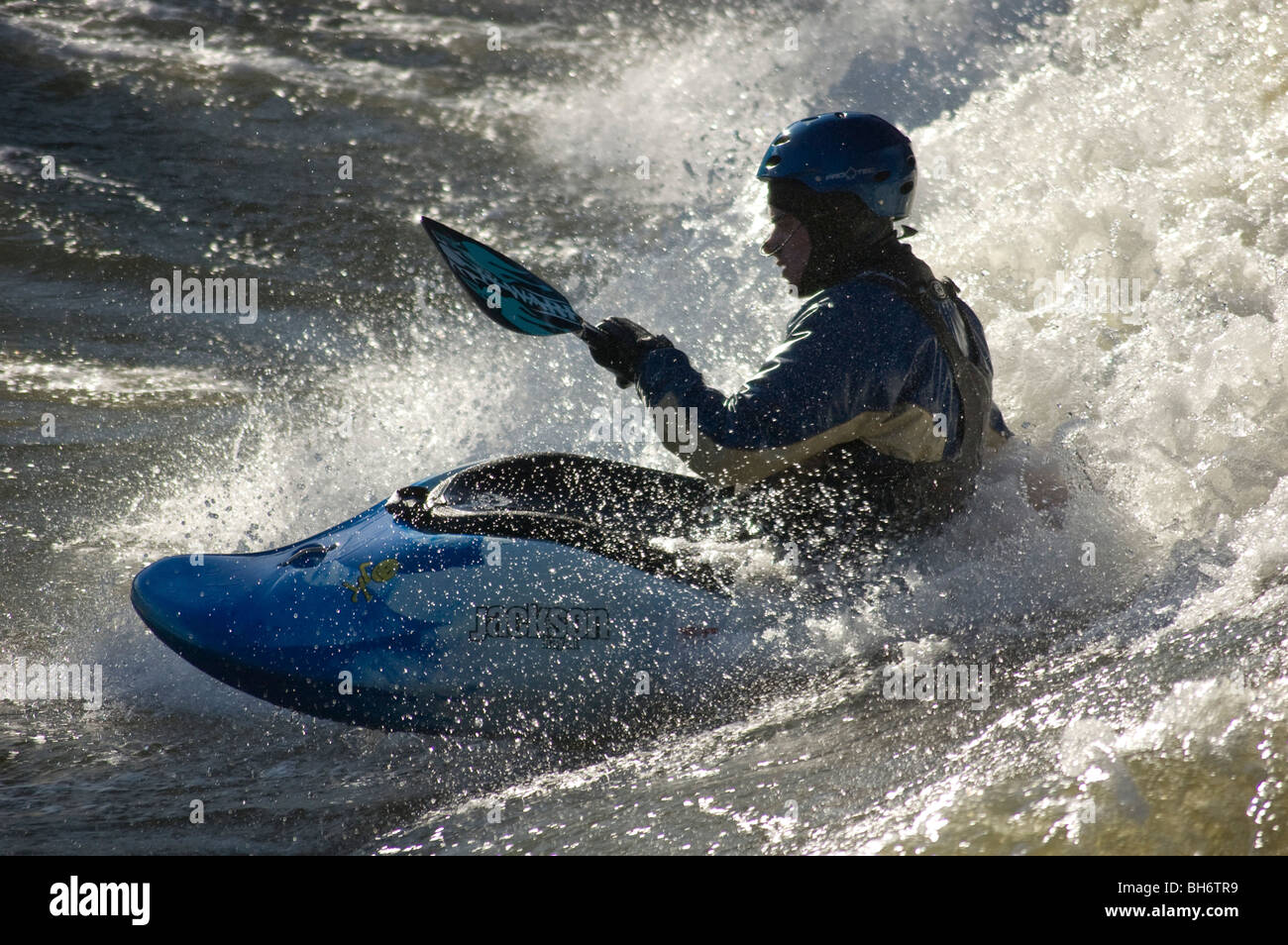 Freestyle Kayaking, UK Stock Photo - Alamy