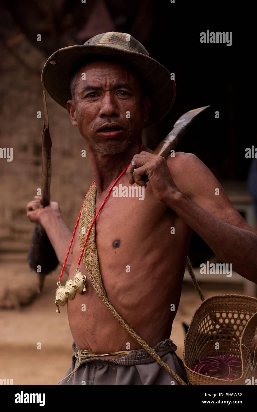 Naga tribe man hi-res stock photography and images - Alamy