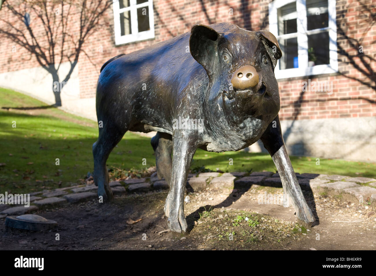 The Hampshire Hog, created by David Kemp to celebrate the centenary of ...