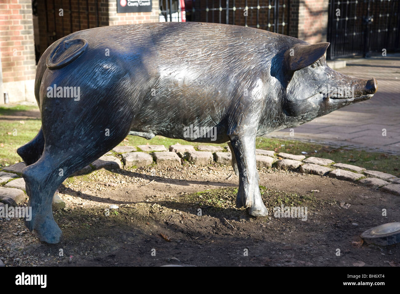 The Hampshire Hog, created by David Kemp to celebrate the centenary of ...